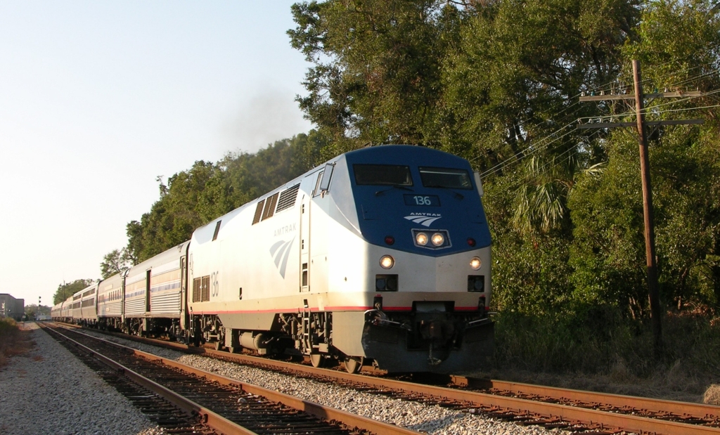 Southbound Amtrak
